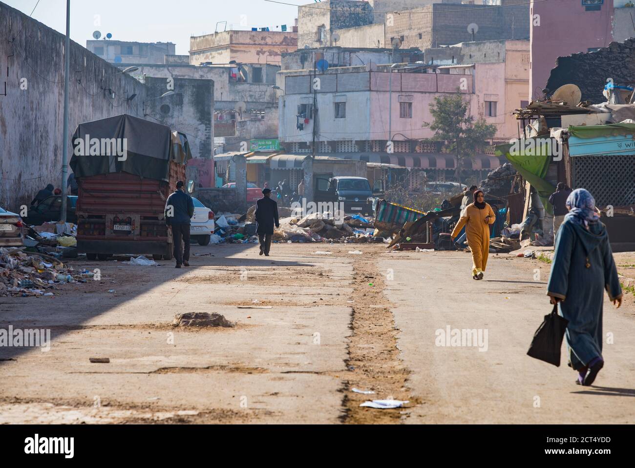 Casablanca street market hi-res stock photography and images - Alamy