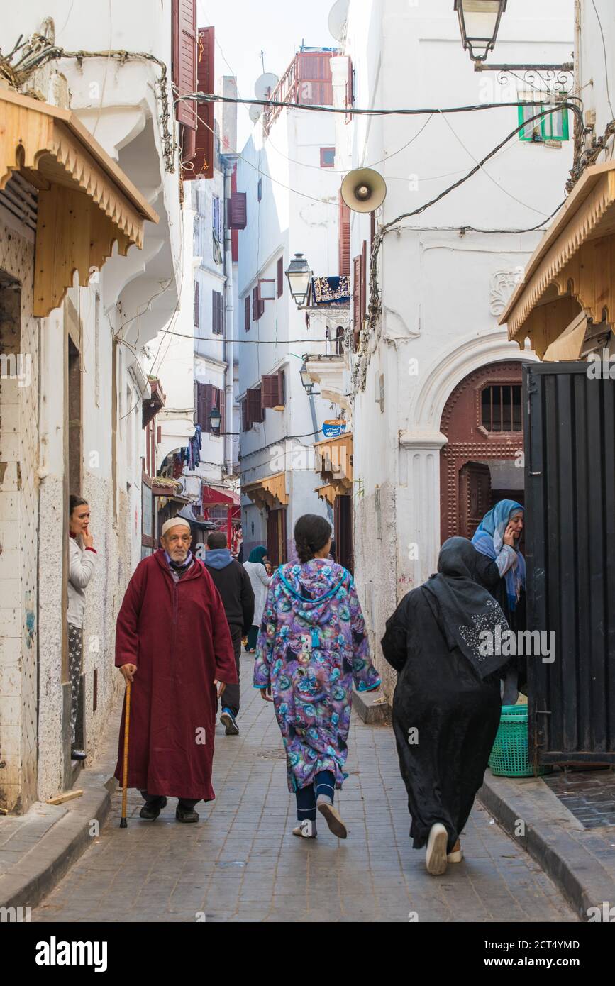 Morocco main street tangier morocco hi-res stock photography and images ...