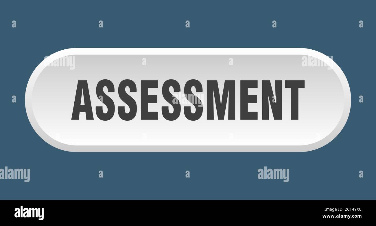 assessment button. rounded sign isolated on white background Stock Vector Image & Art - Alamy
