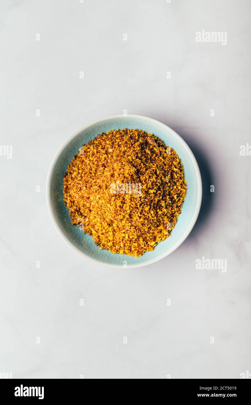 Milled Linseed as nutritional supplement Stock Photo - Alamy