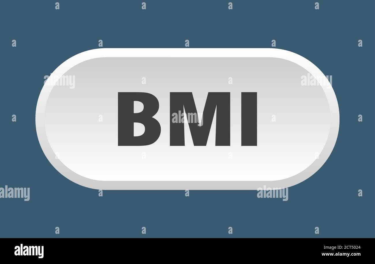 bmi button. rounded sign isolated on white background Stock Vector Image & Art - Alamy