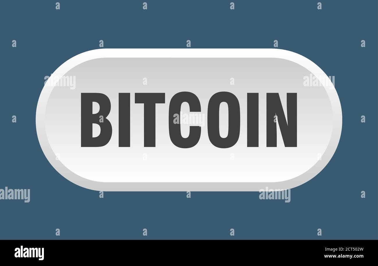 bitcoin button. rounded sign isolated on white background Stock Vector ...