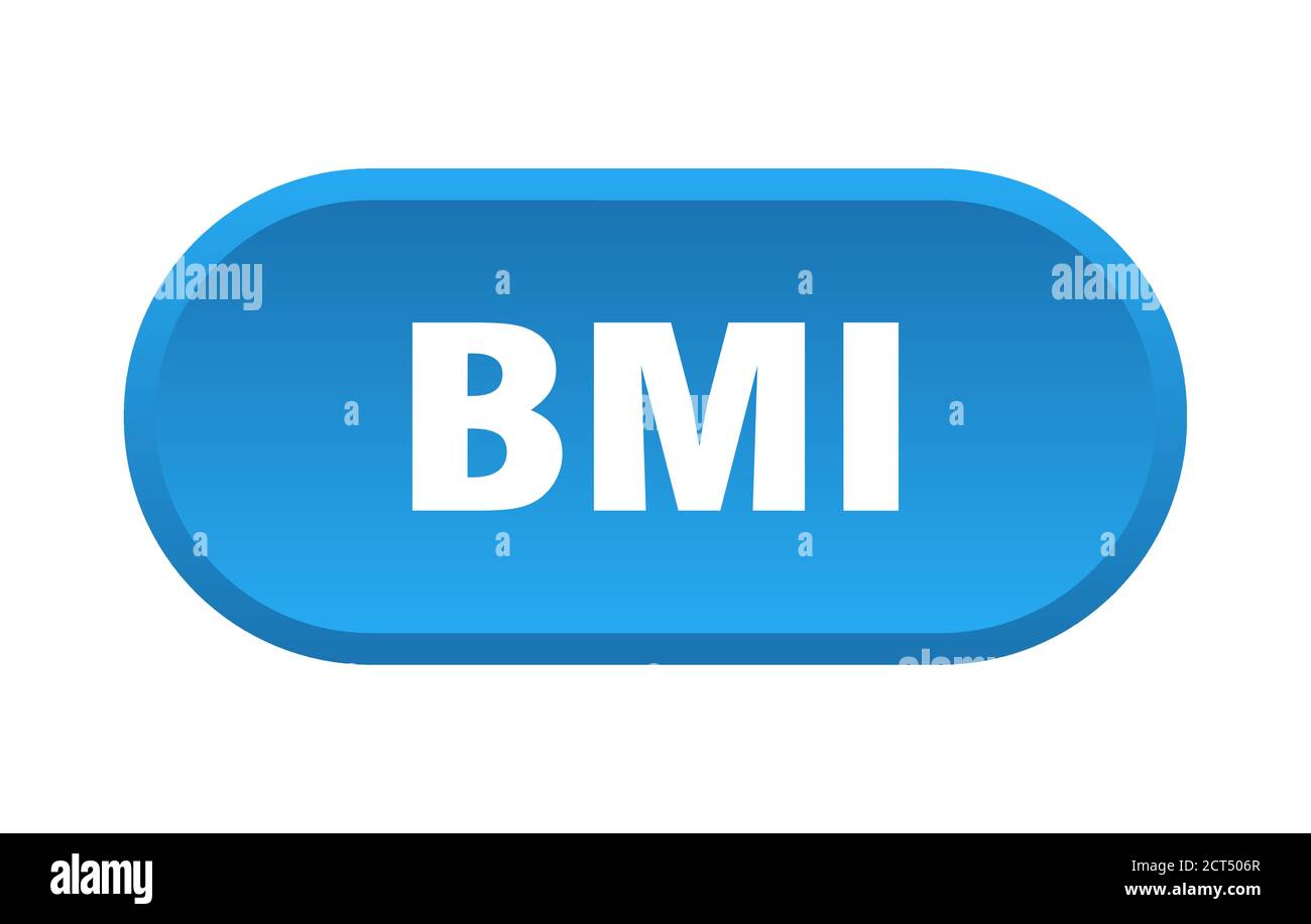 bmi button. rounded sign isolated on white background Stock Vector ...
