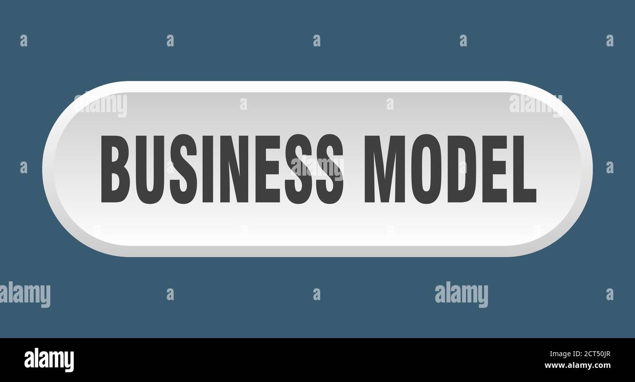 business model button. rounded sign isolated on white background Stock ...