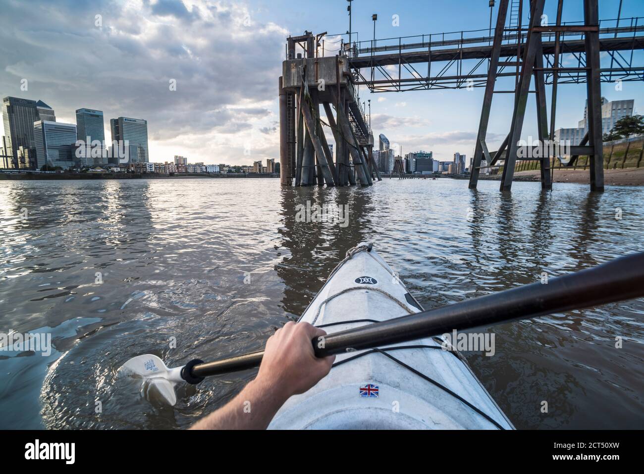 Kayaking on the River Thames, London, England Stock Photo - Alamy