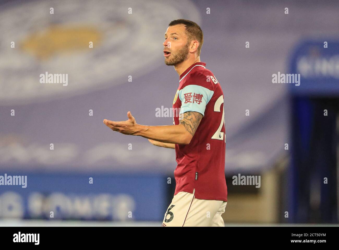 Phil Bardsley (26) of Burnley reacts during the game Stock Photo - Alamy