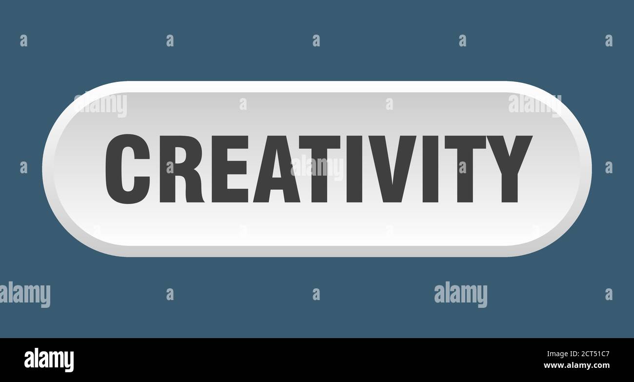 creativity button. rounded sign isolated on white background Stock Vector Image & Art - Alamy