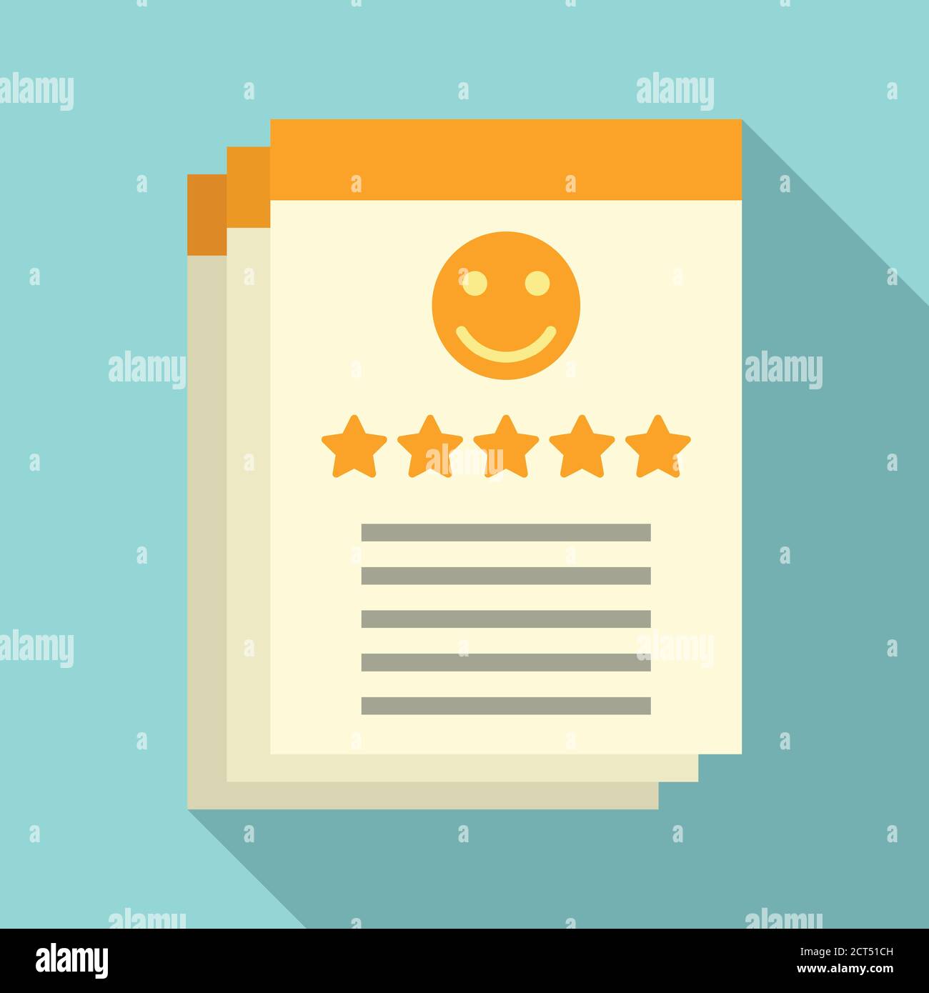 Reputation icon. Flat illustration of reputation vector icon for web ...