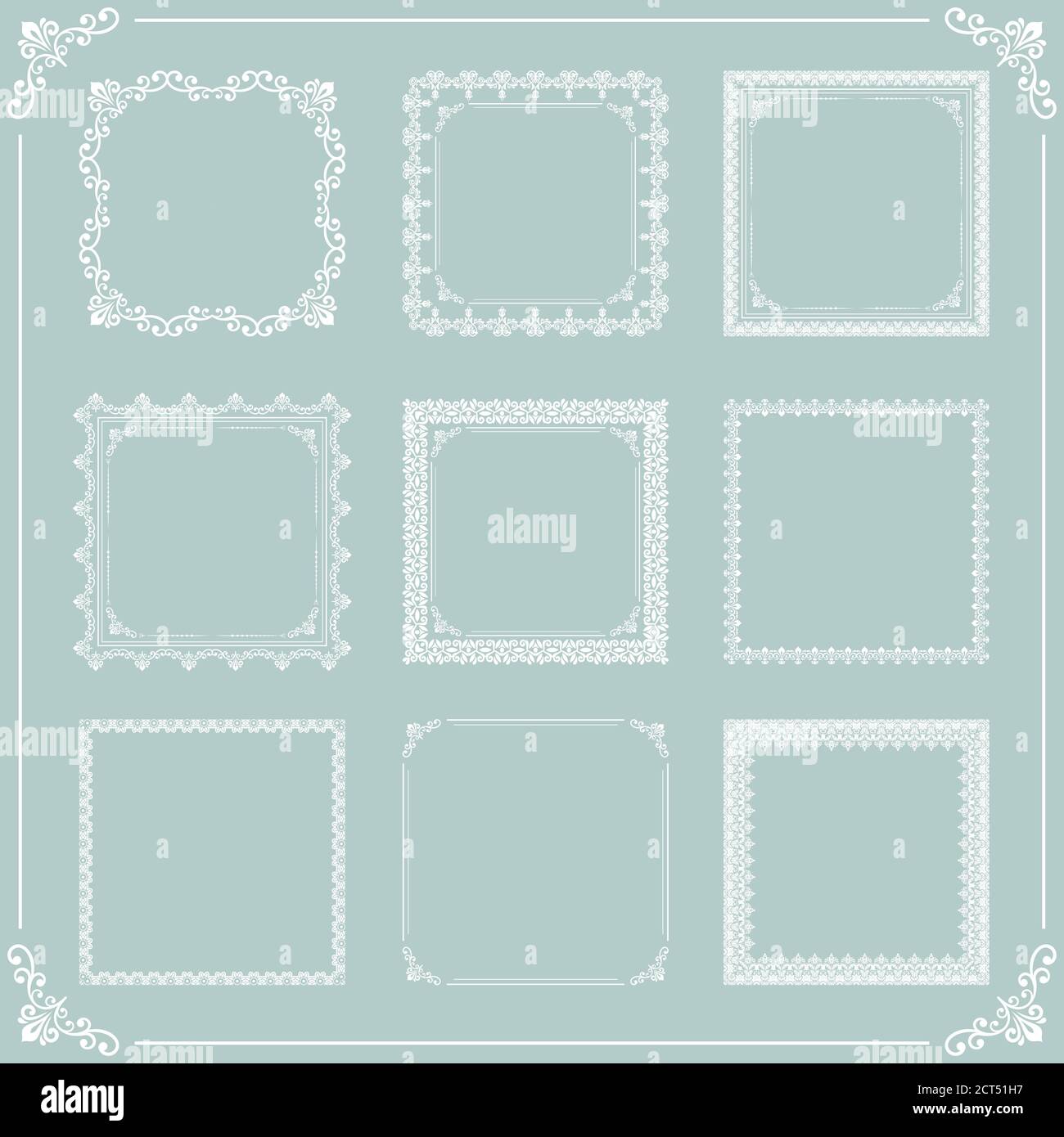 Set of Vector Square Patterns Stock Vector Image & Art - Alamy