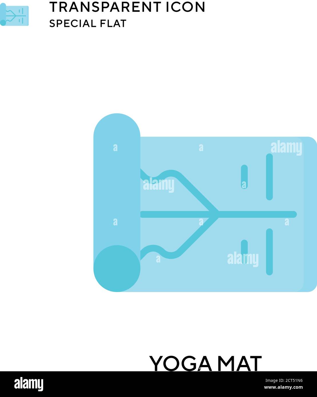 Yoga studio concept top view Stock Vector Images - Alamy