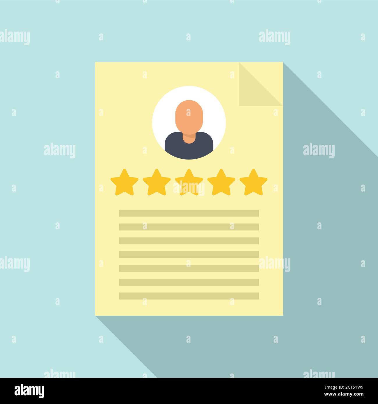 Trophy reputation icon. Flat illustration of trophy reputation vector ...