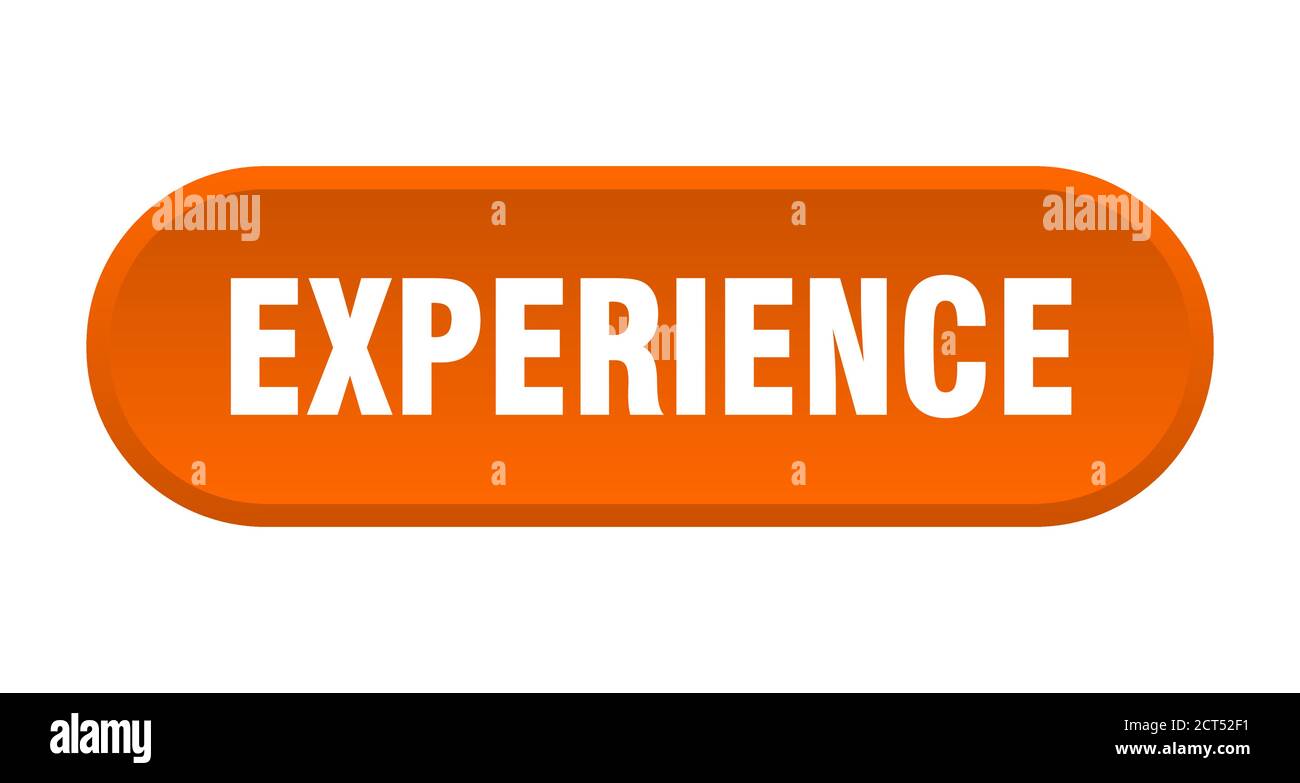 experience button. rounded sign isolated on white background Stock ...