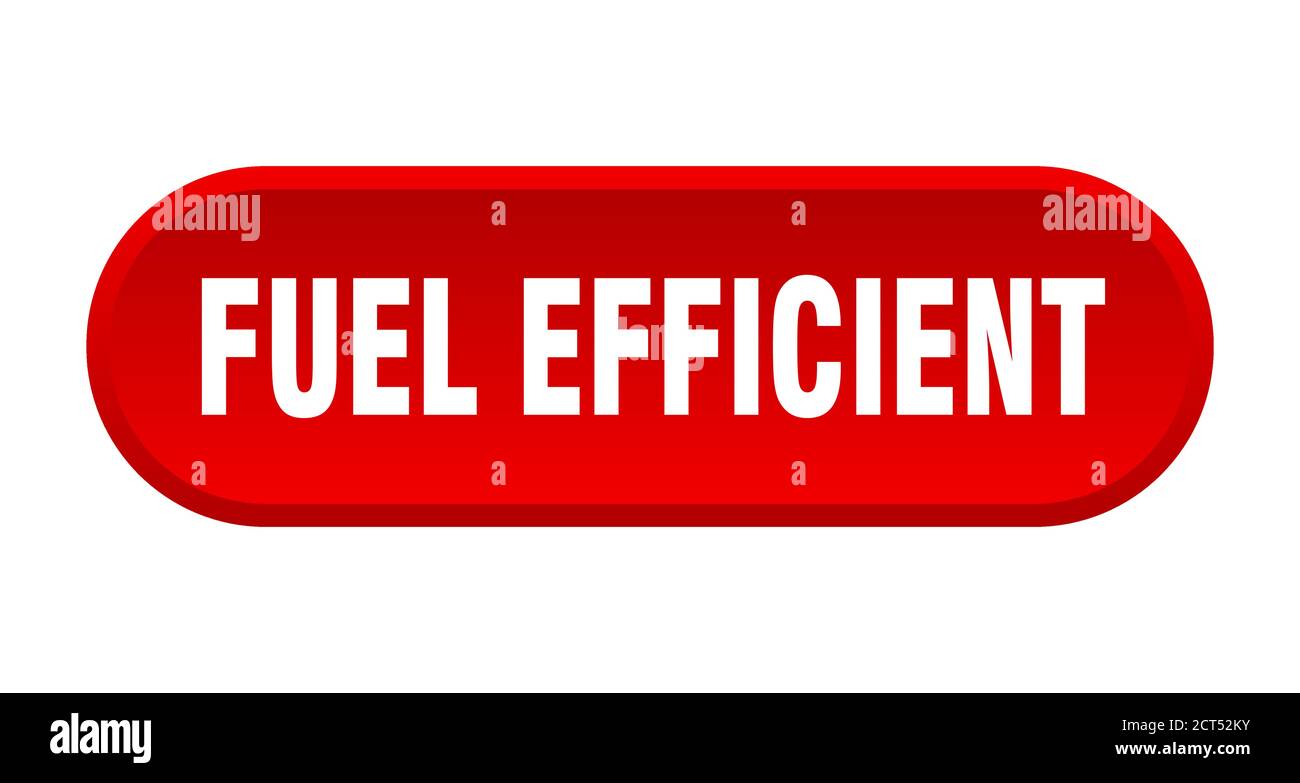 fuel efficient button. rounded sign isolated on white background Stock ...