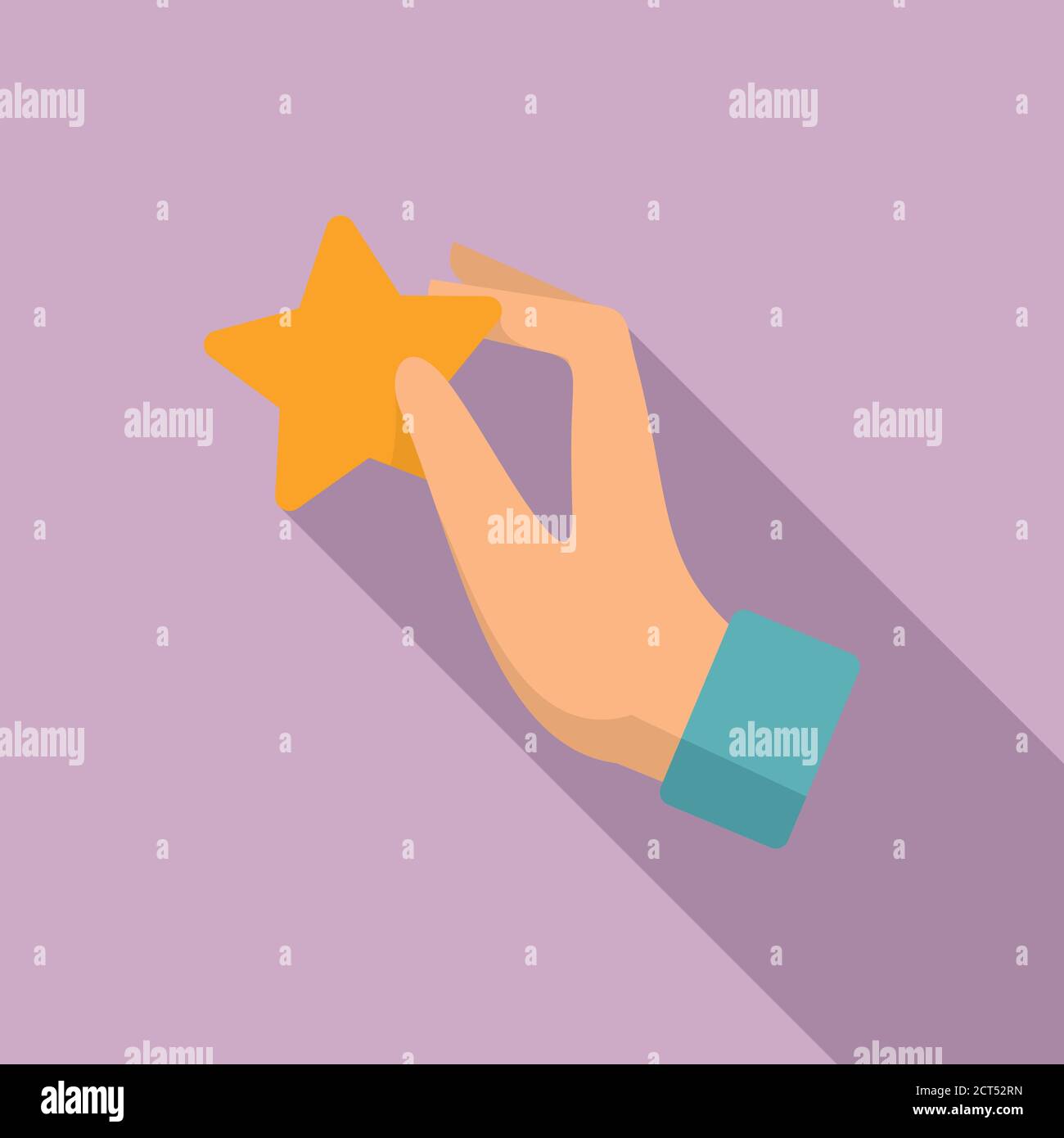 Brand reputation icon. Flat illustration of brand reputation vector ...