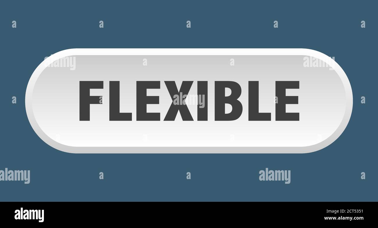 flexible button. rounded sign isolated on white background Stock Vector Image & Art - Alamy