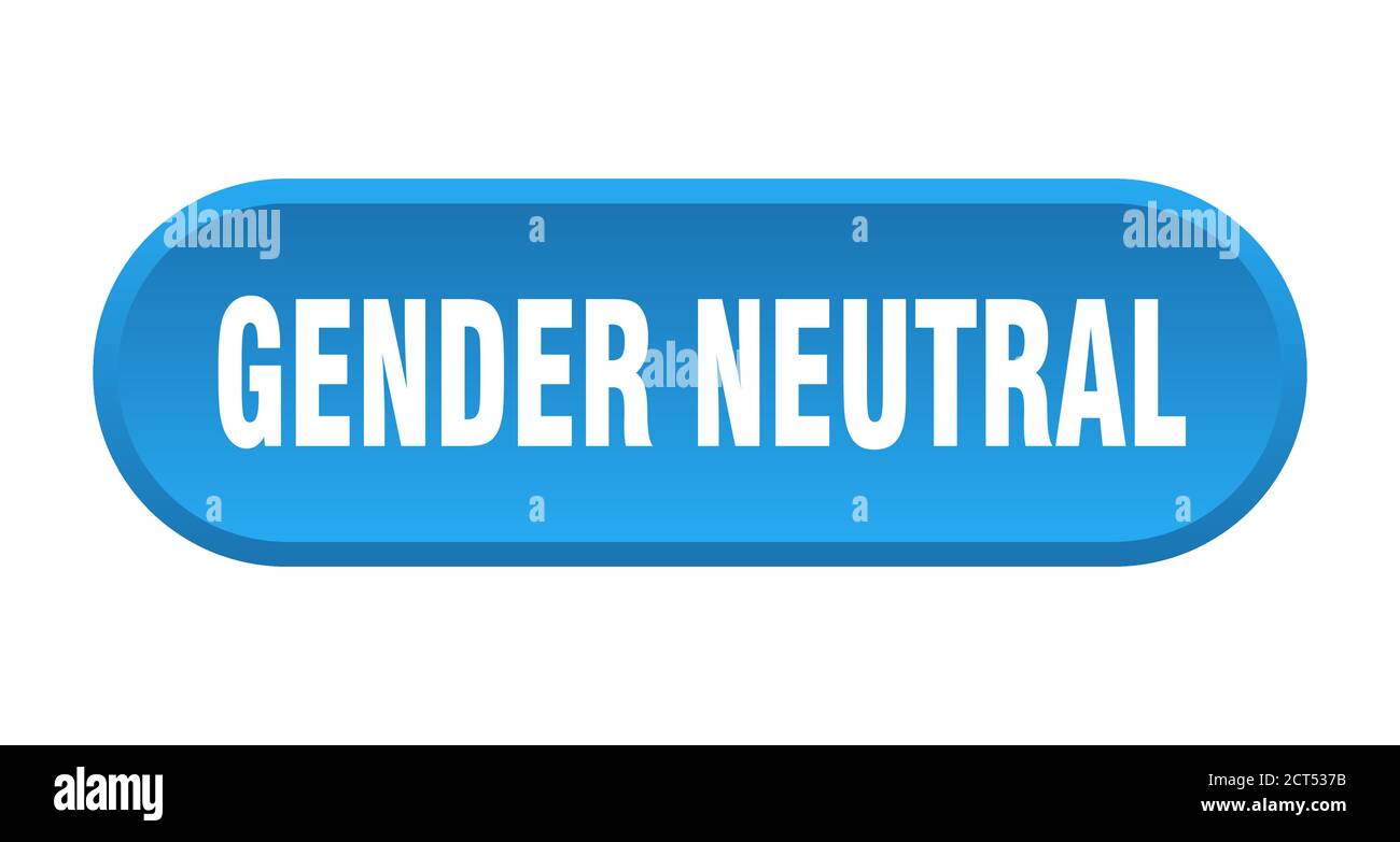 gender neutral button. rounded sign isolated on white background Stock ...