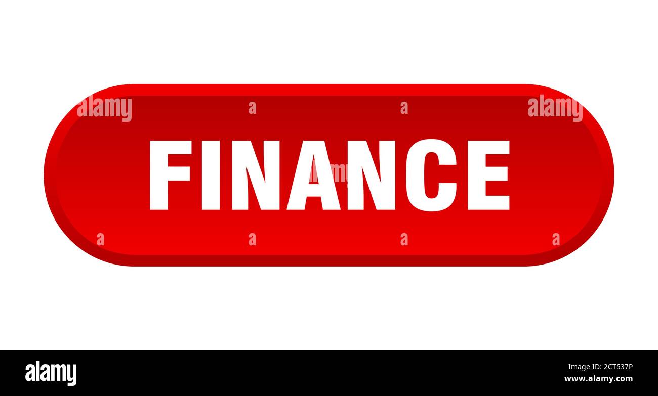 finance button. rounded sign isolated on white background Stock Vector ...