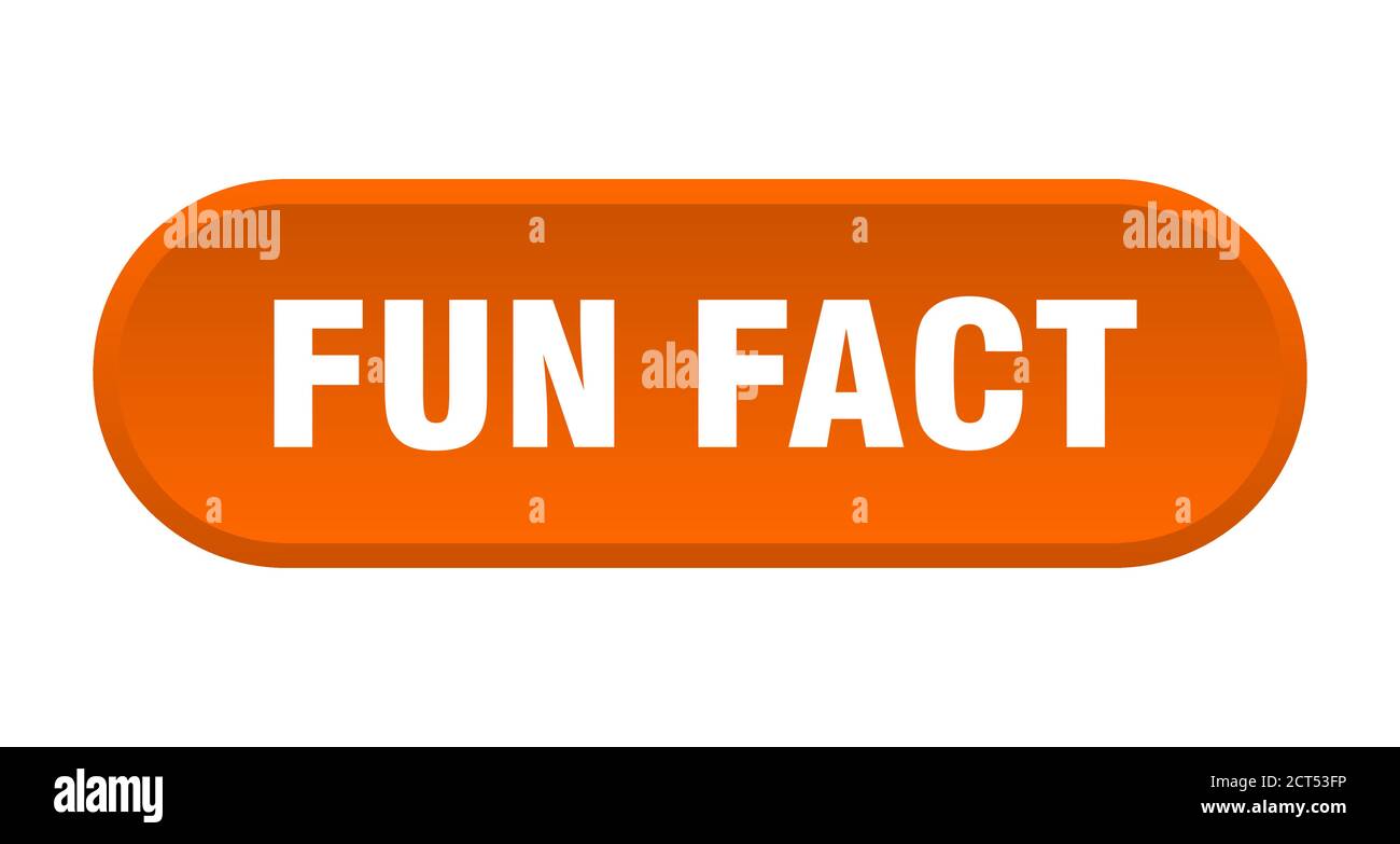 fun fact button. rounded sign isolated on white background Stock Vector ...