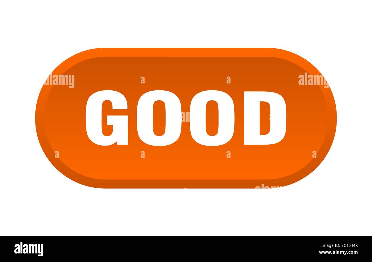 good button. rounded sign isolated on white background Stock Vector ...