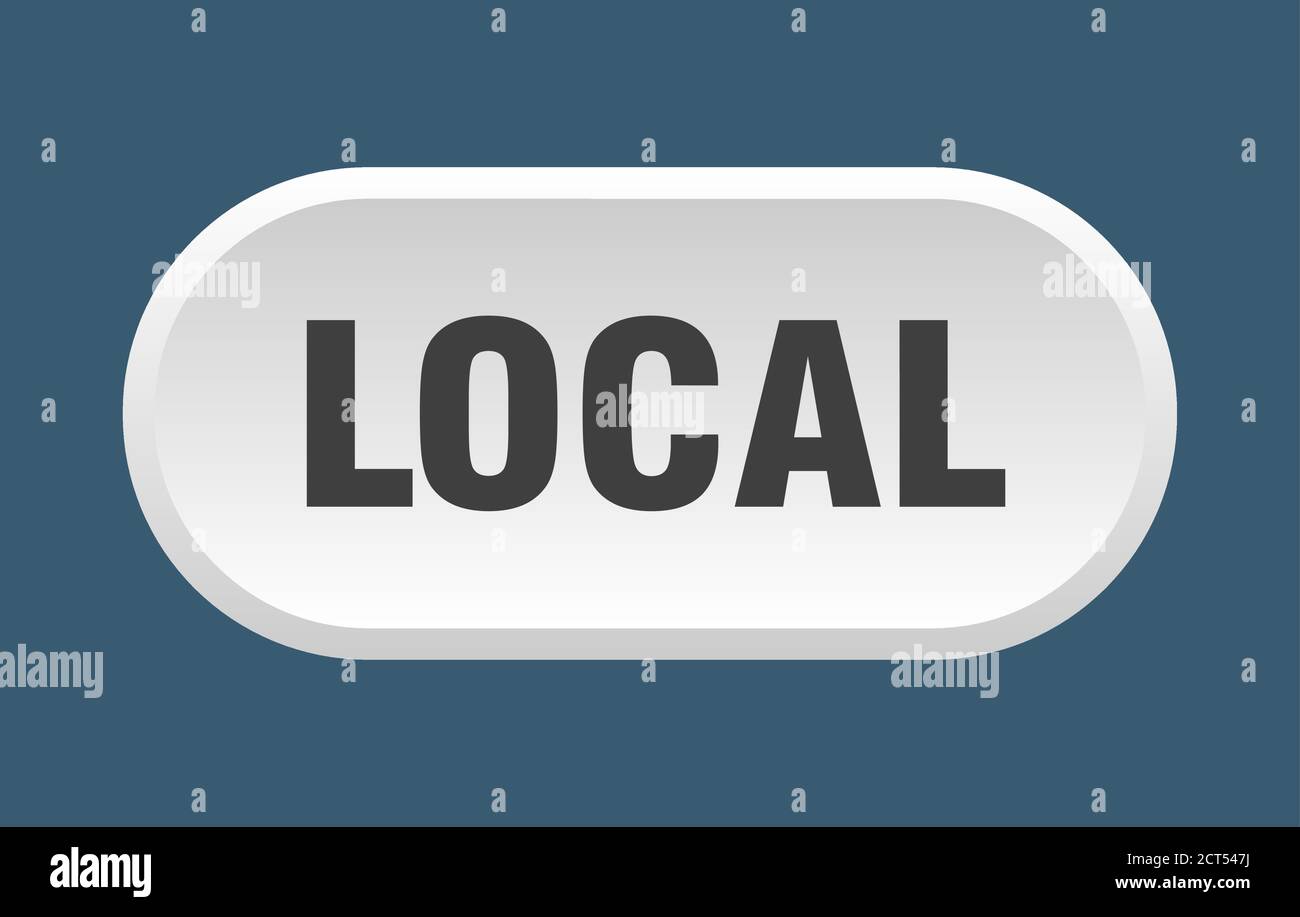 local button. rounded sign isolated on white background Stock Vector ...
