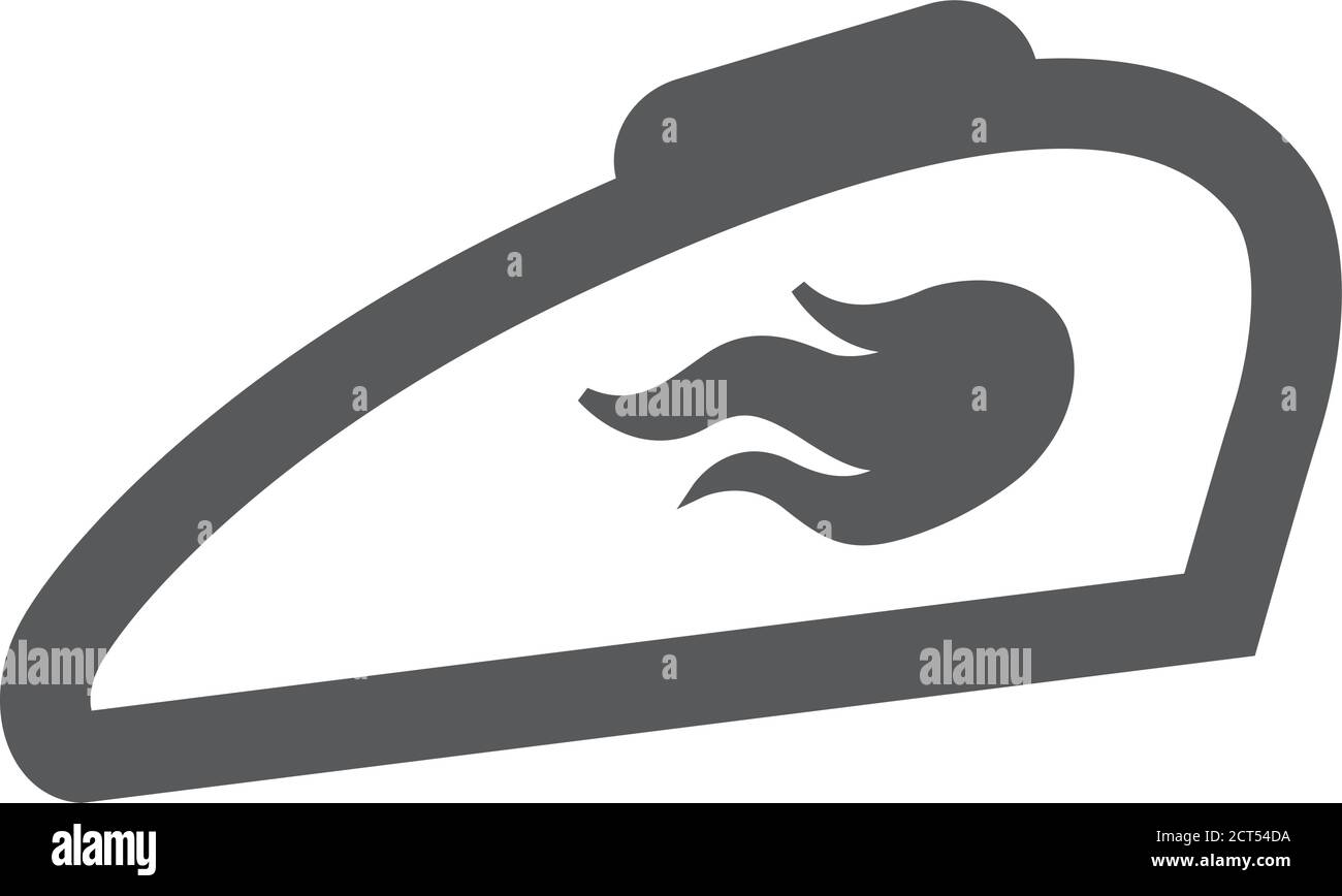 Motorcycle gas tank icon in thick outline style. Black and white ...