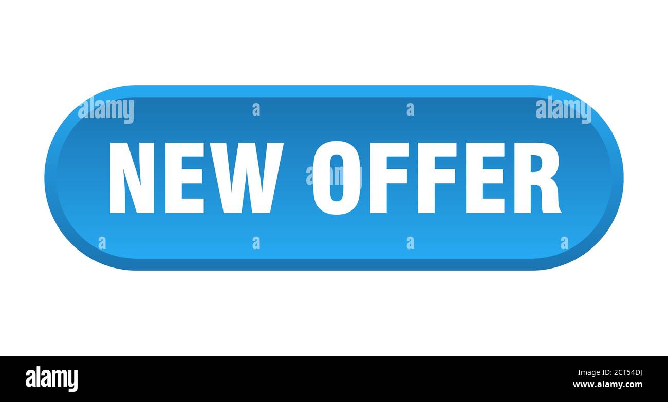 new offer button. rounded sign isolated on white background Stock ...