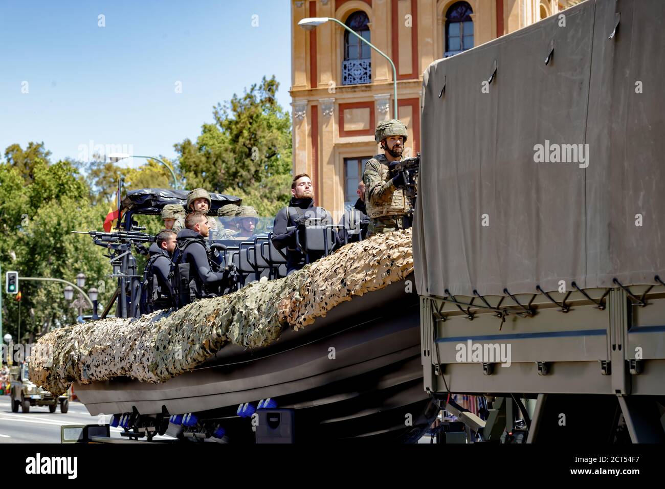Special Naval Warfare Force. Marine Infantry Units during display of ...