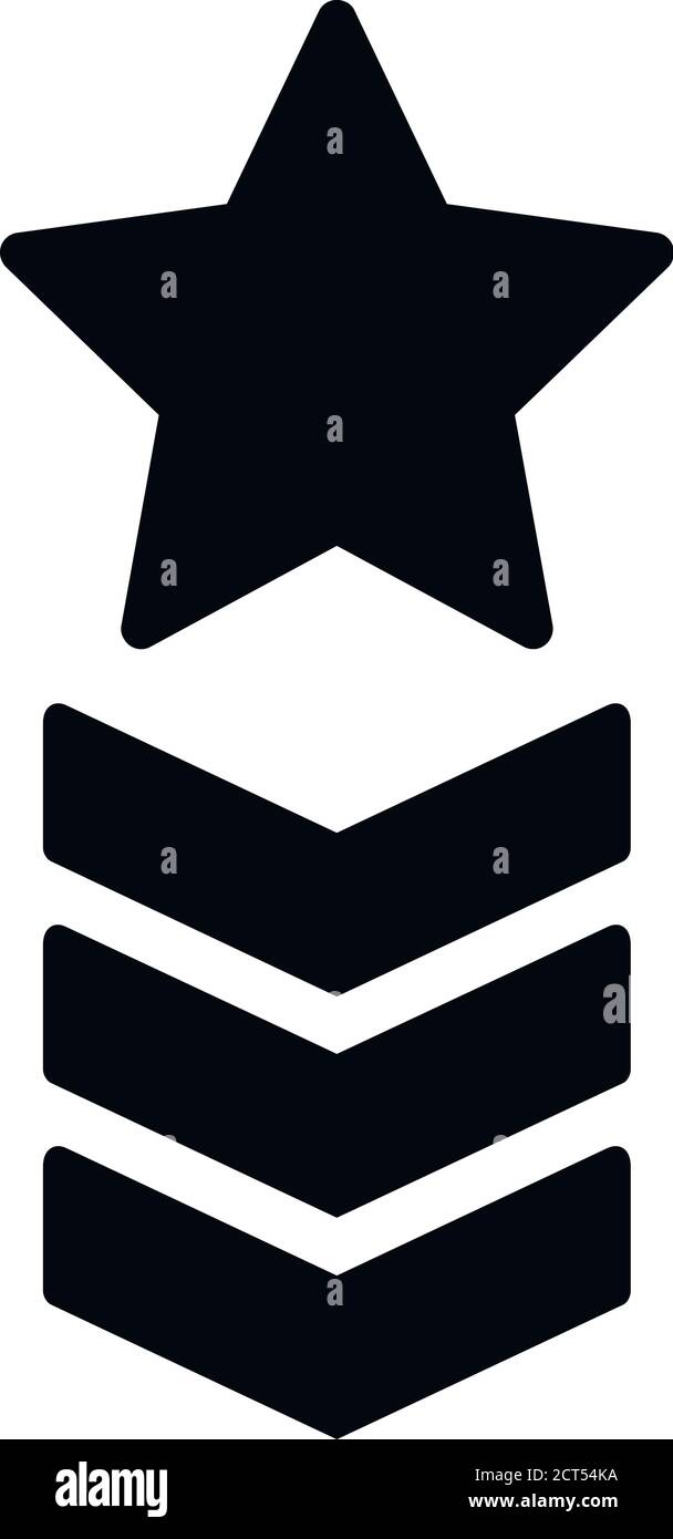 Star reputation icon. Simple illustration of star reputation vector ...