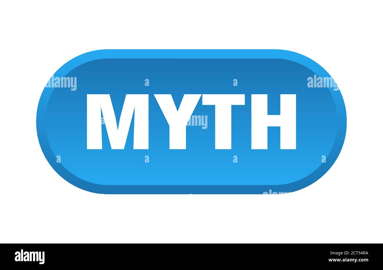 myth button. rounded sign isolated on white background Stock Vector ...