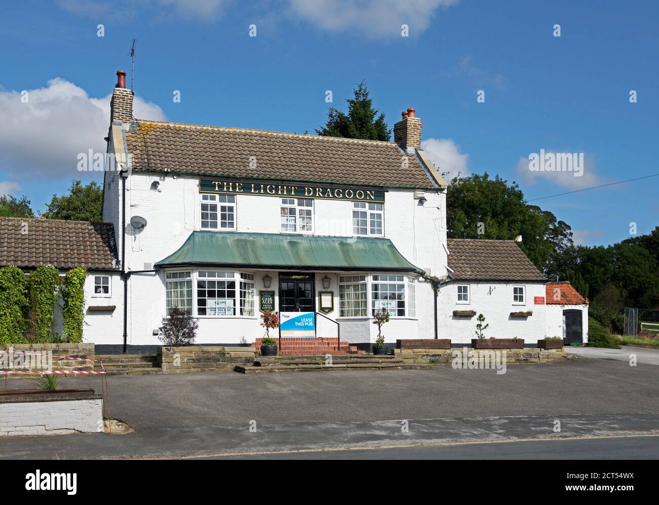 The Light Dragoon pub, now closed, in the village of Etton, East ...