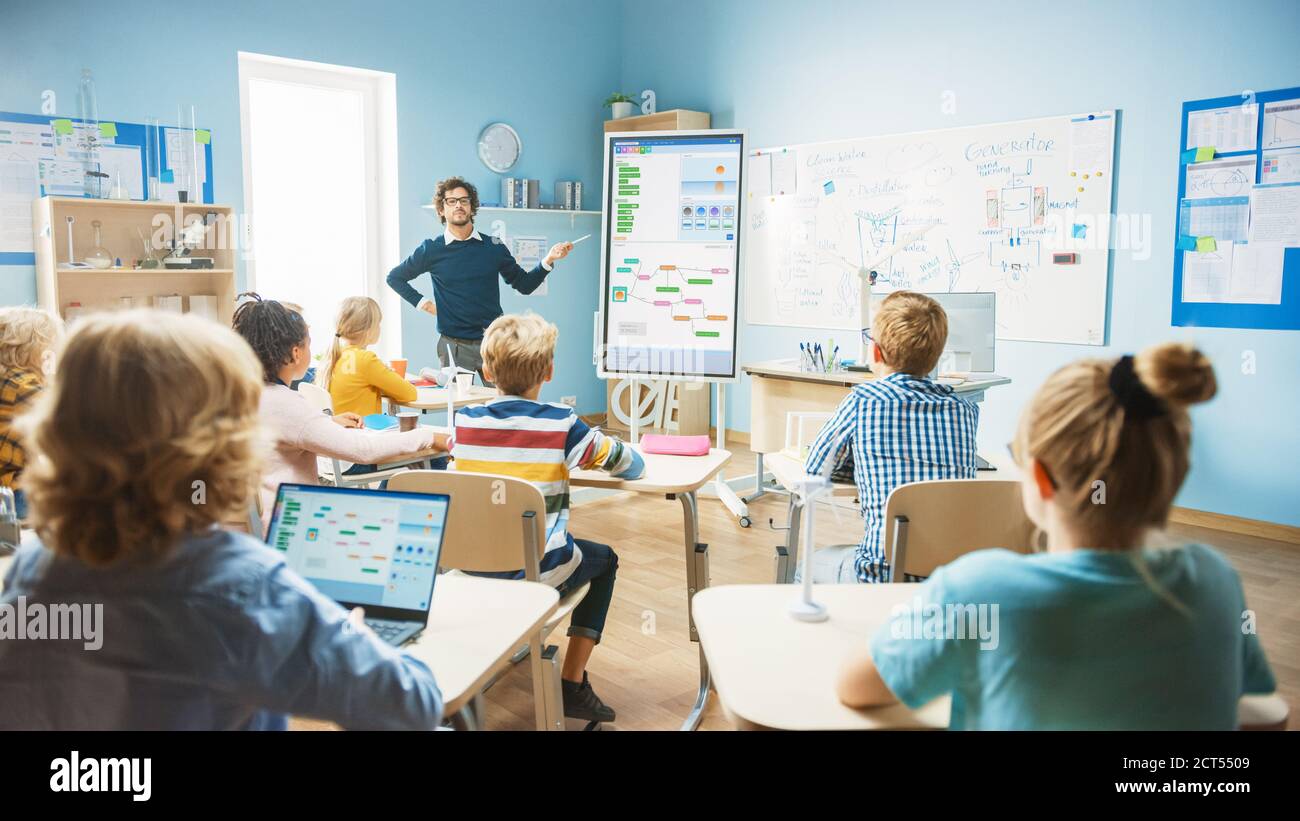 Interactive whiteboard school hi-res stock photography and images - Alamy