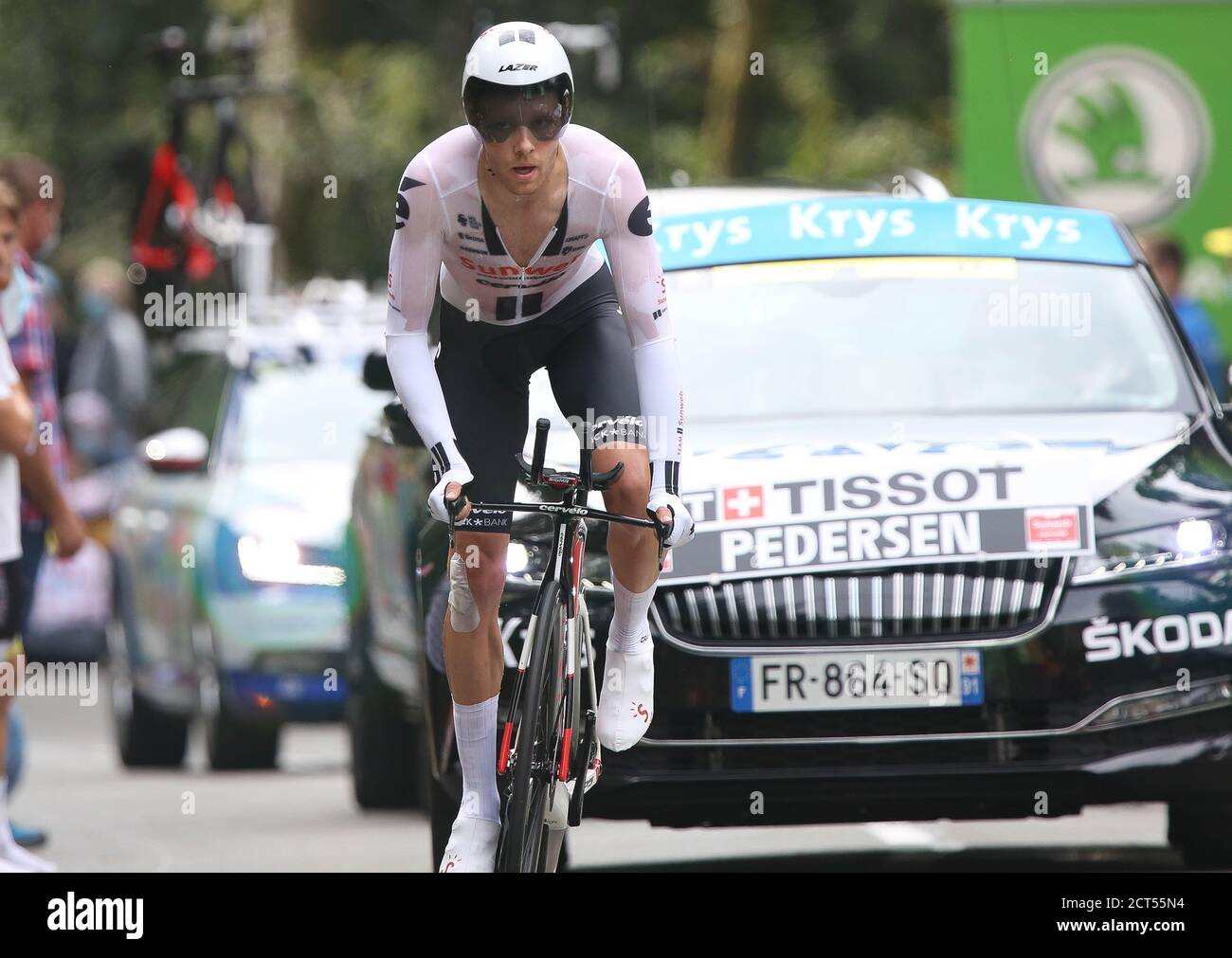 Casper Philipp Pedersen of Team Sunweb during the Tour de France 2020 ...