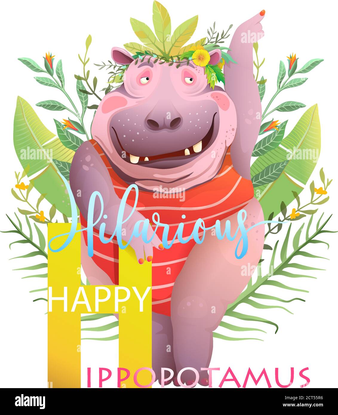 Cartoon letter h hi-res stock photography and images - Alamy