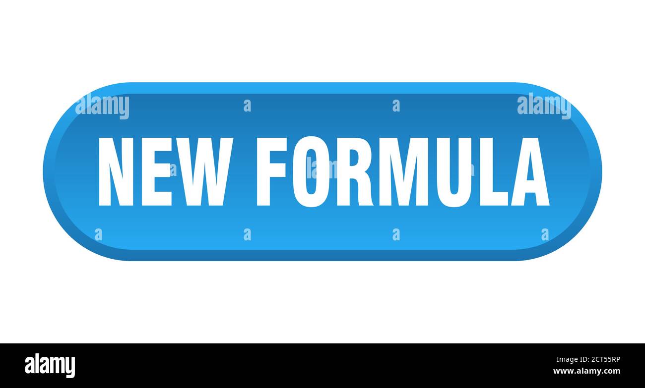 new formula button. rounded sign isolated on white background Stock ...