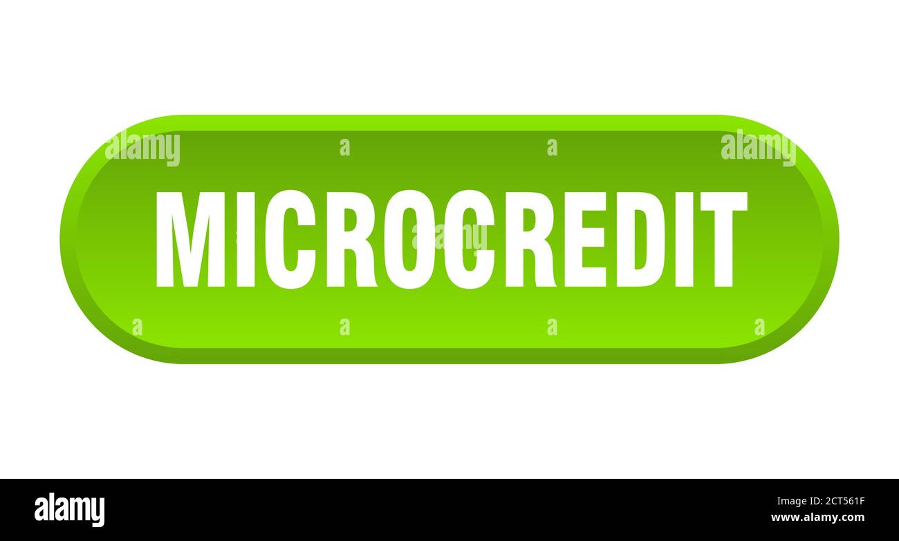 microcredit button. rounded sign isolated on white background Stock ...