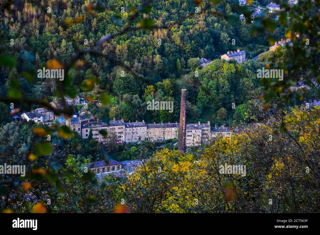 Hebden Bridge, Mill Town, Pennines, Yorkshire Stock Photo - Alamy