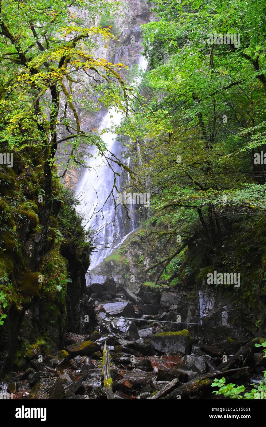 Grey Mares waterfall ,Kinlochleven, Scotland Stock Photo - Alamy