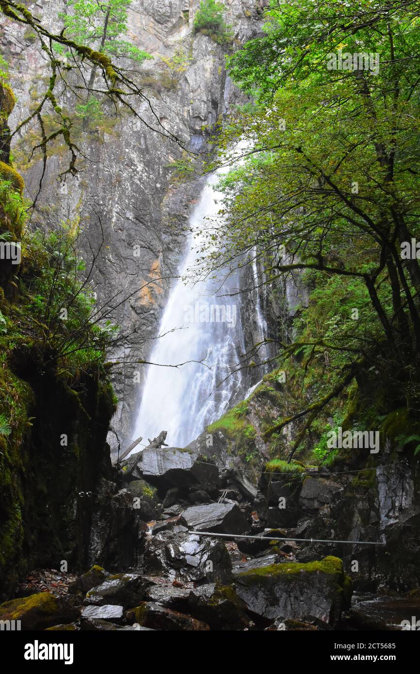 Grey Mares waterfall ,Kinlochleven, Scotland Stock Photo - Alamy