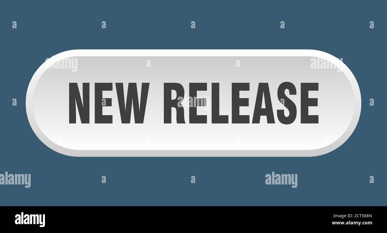 new release button. rounded sign isolated on white background Stock ...