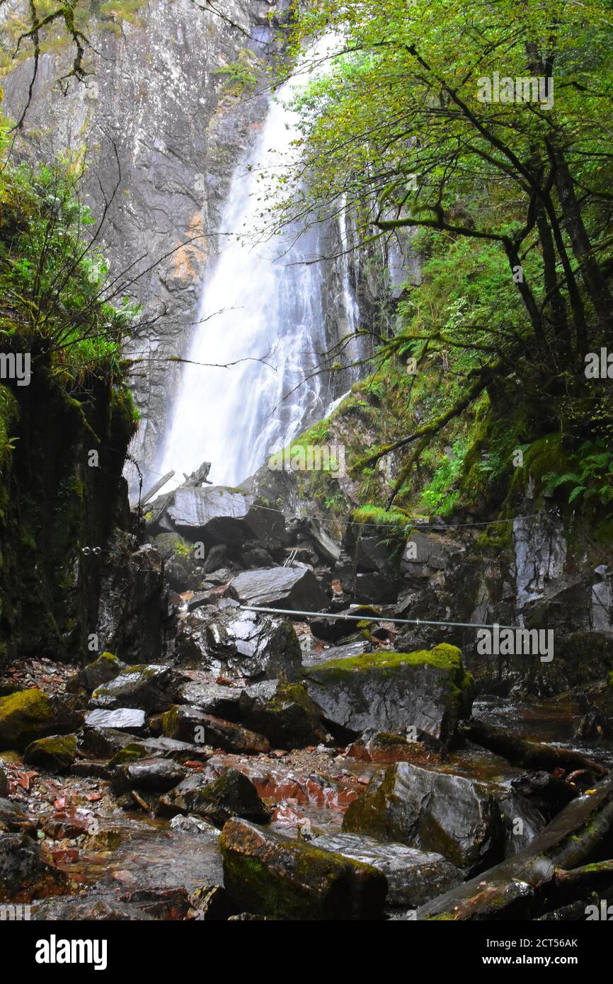 Grey Mares waterfall ,Kinlochleven, Scotland Stock Photo - Alamy