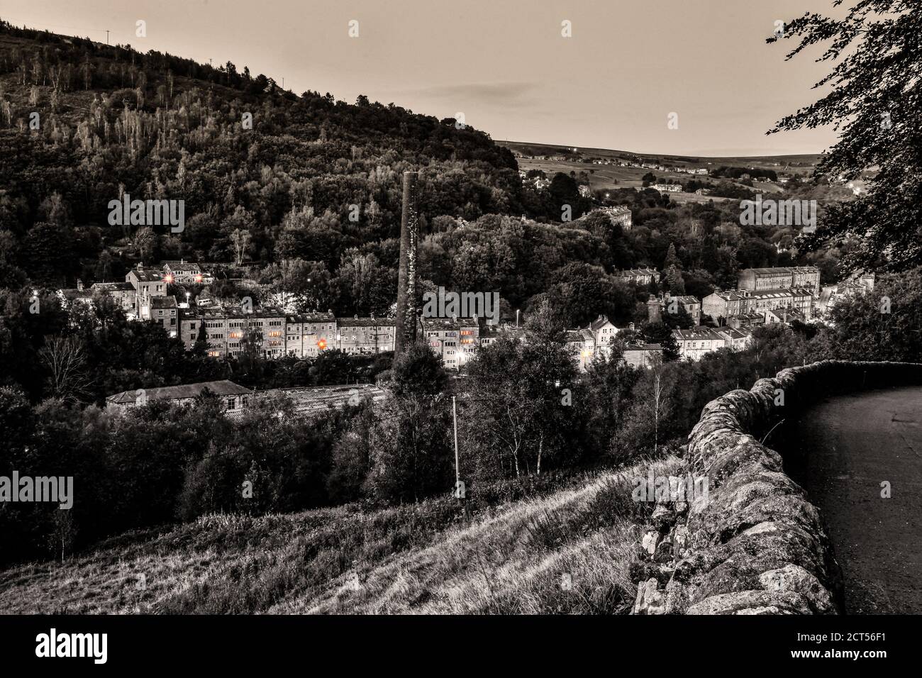 Hebden Bridge, Mill Town, Pennines, Yorkshire Stock Photo - Alamy
