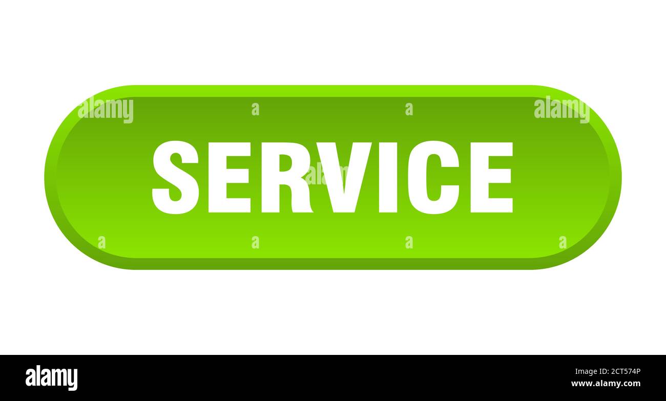 service button. rounded sign isolated on white background Stock Vector ...