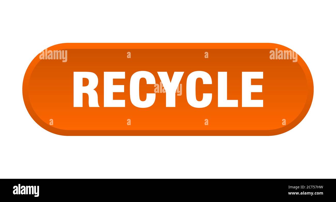 recycle button. rounded sign isolated on white background Stock Vector ...