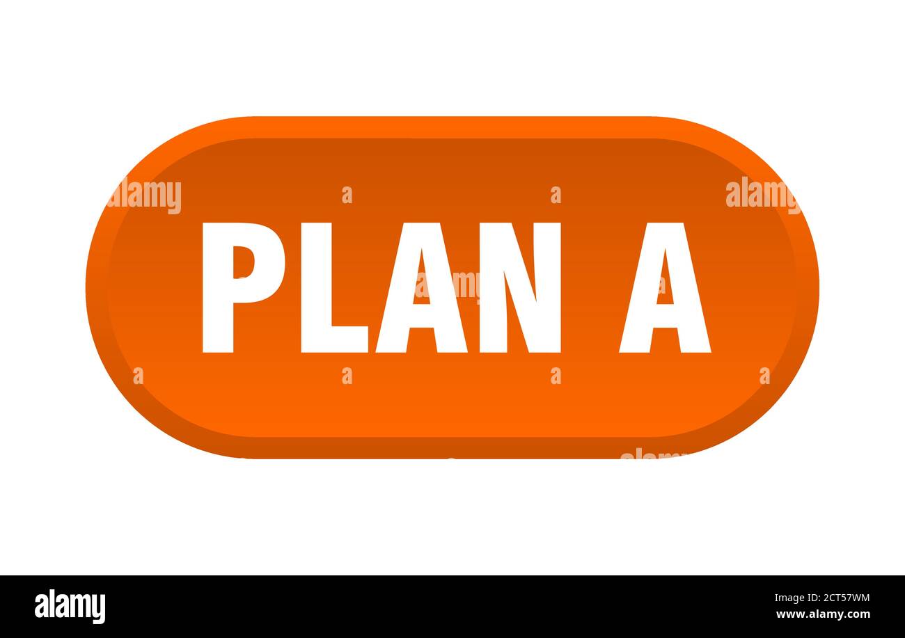 plan a button. rounded sign isolated on white background Stock Vector ...