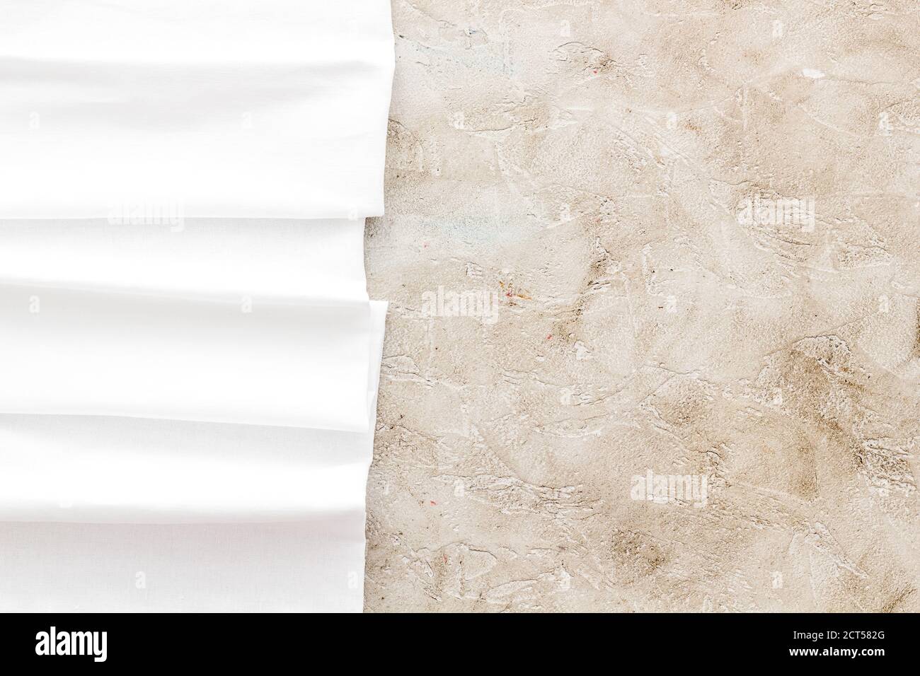 Fabric top view with textile texture, copy space Stock Photo - Alamy