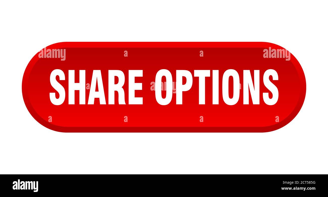 share options button. rounded sign isolated on white background Stock Vector Image & Art - Alamy