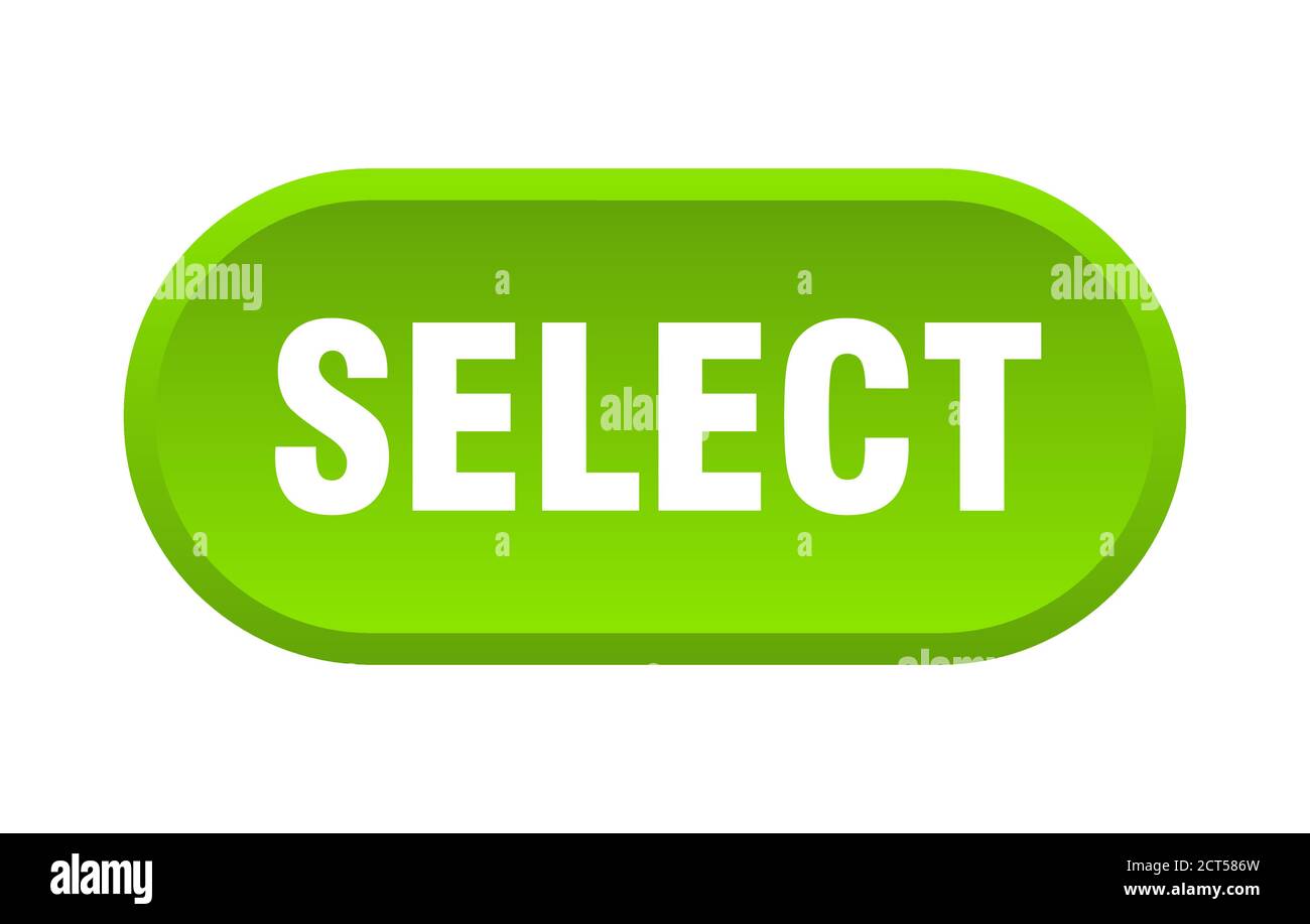 select button. rounded sign isolated on white background Stock Vector ...