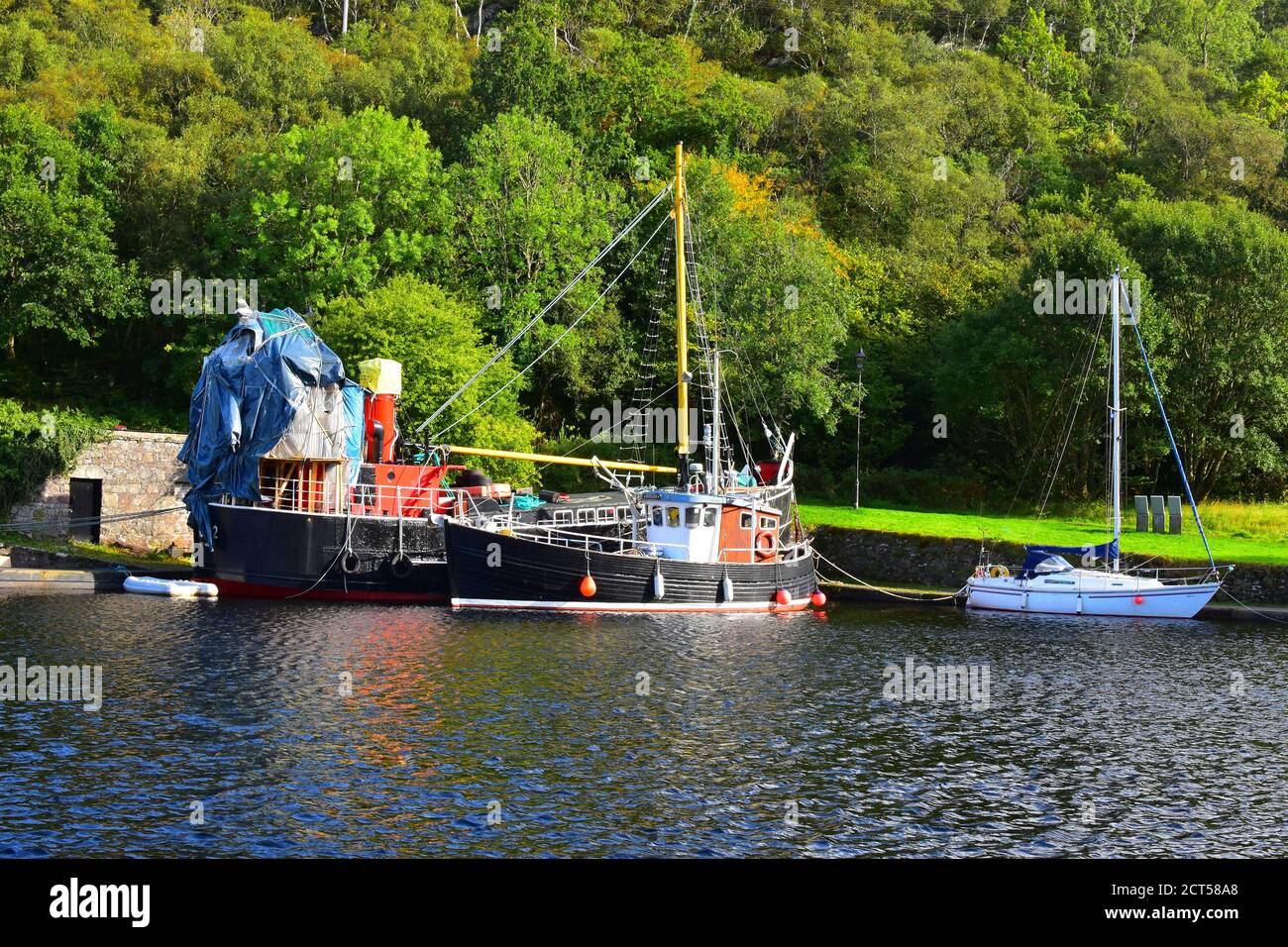 Crinan Canal - Scotland Stock Photo - Alamy
