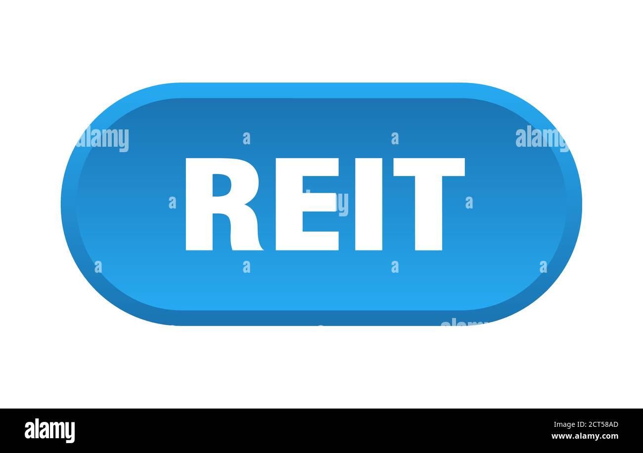 reit button. rounded sign isolated on white background Stock Vector ...