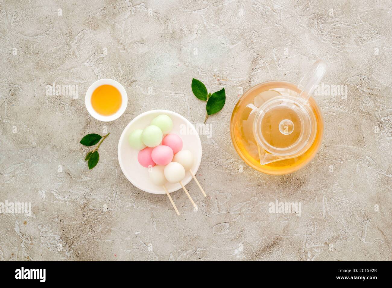 Top view japanese dango hi-res stock photography and images - Alamy